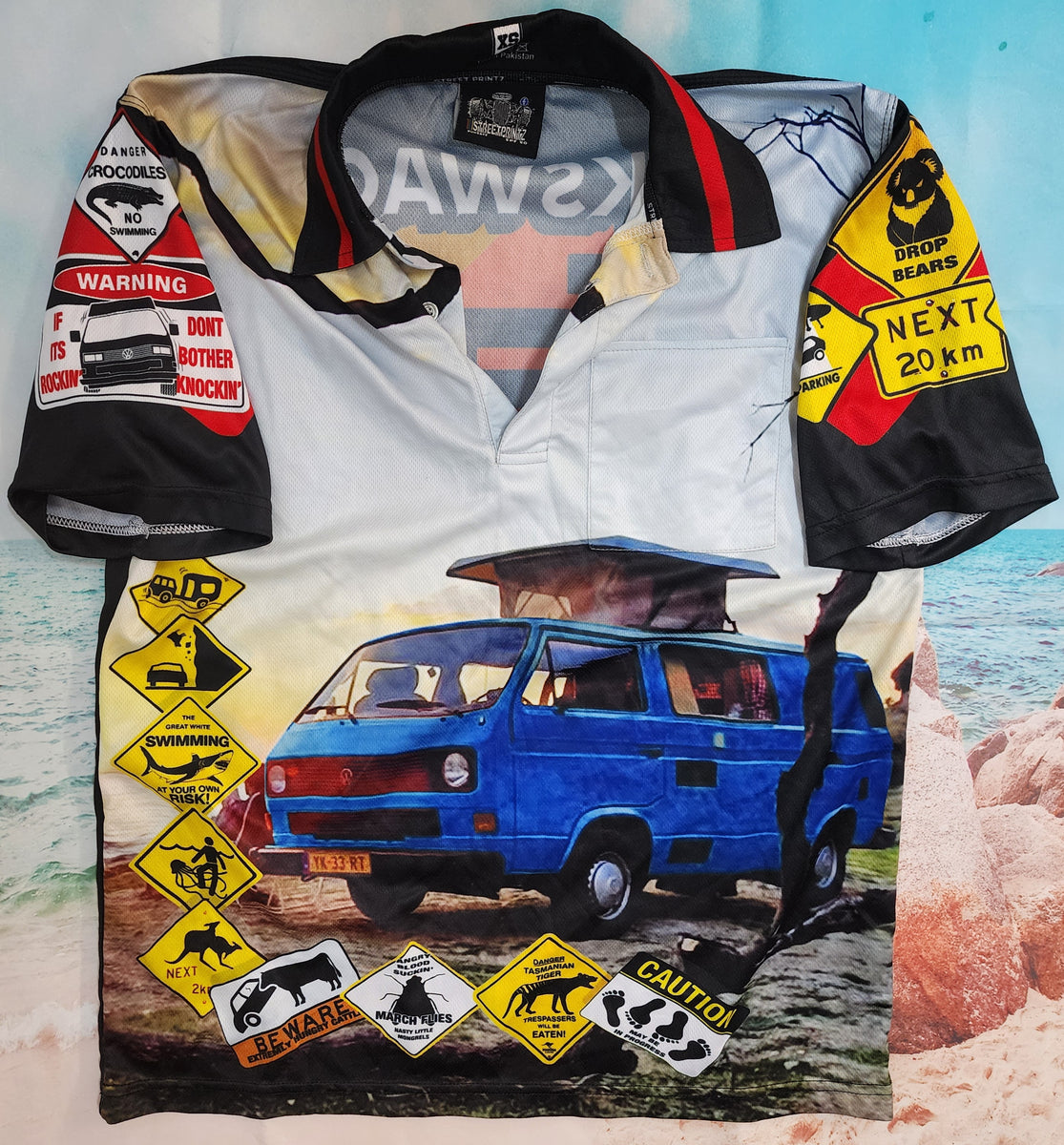 VW T3 - SHORT SLEEVE - Fishing style polo shirt - PRE ORDER – Street Printz